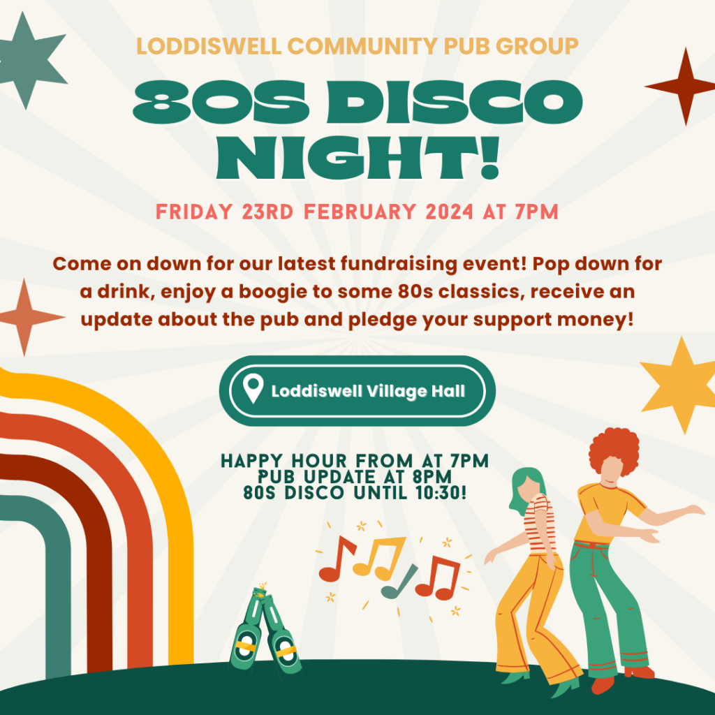 Past and Future Fundraising Events - Loddiswell Community Pub Group