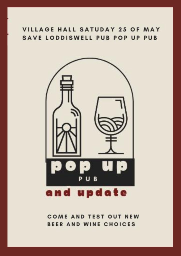 Past and Future Fundraising Events - Loddiswell Community Pub Group